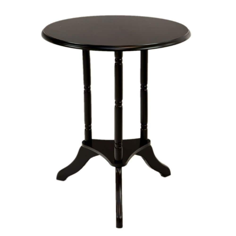 Homecraft Furniture End Side Table Espresso Wood Compact Accent Living ...