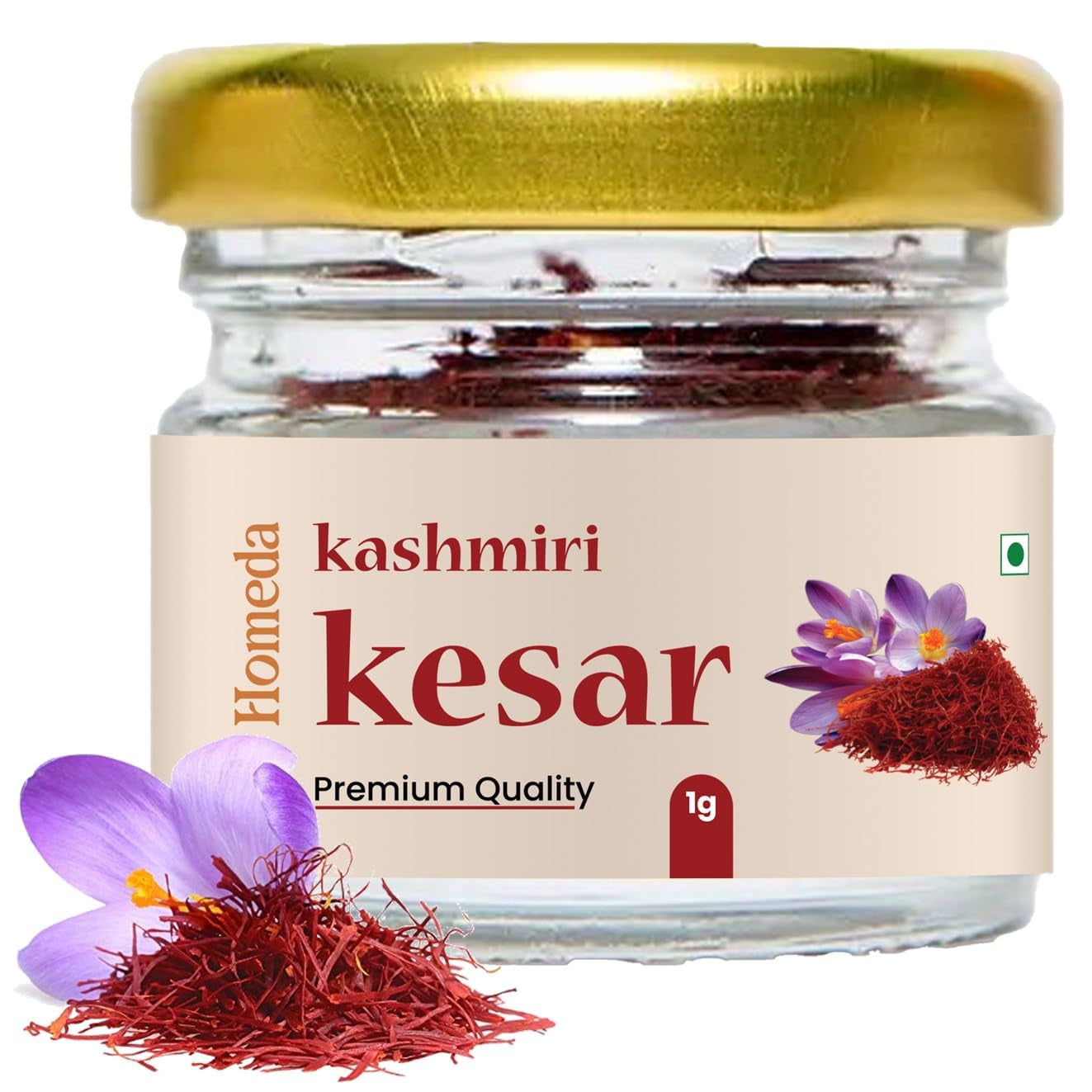 Homeda Saffron Threads, Pure BCF26 Saffron Spice - Kesar Safron for ...