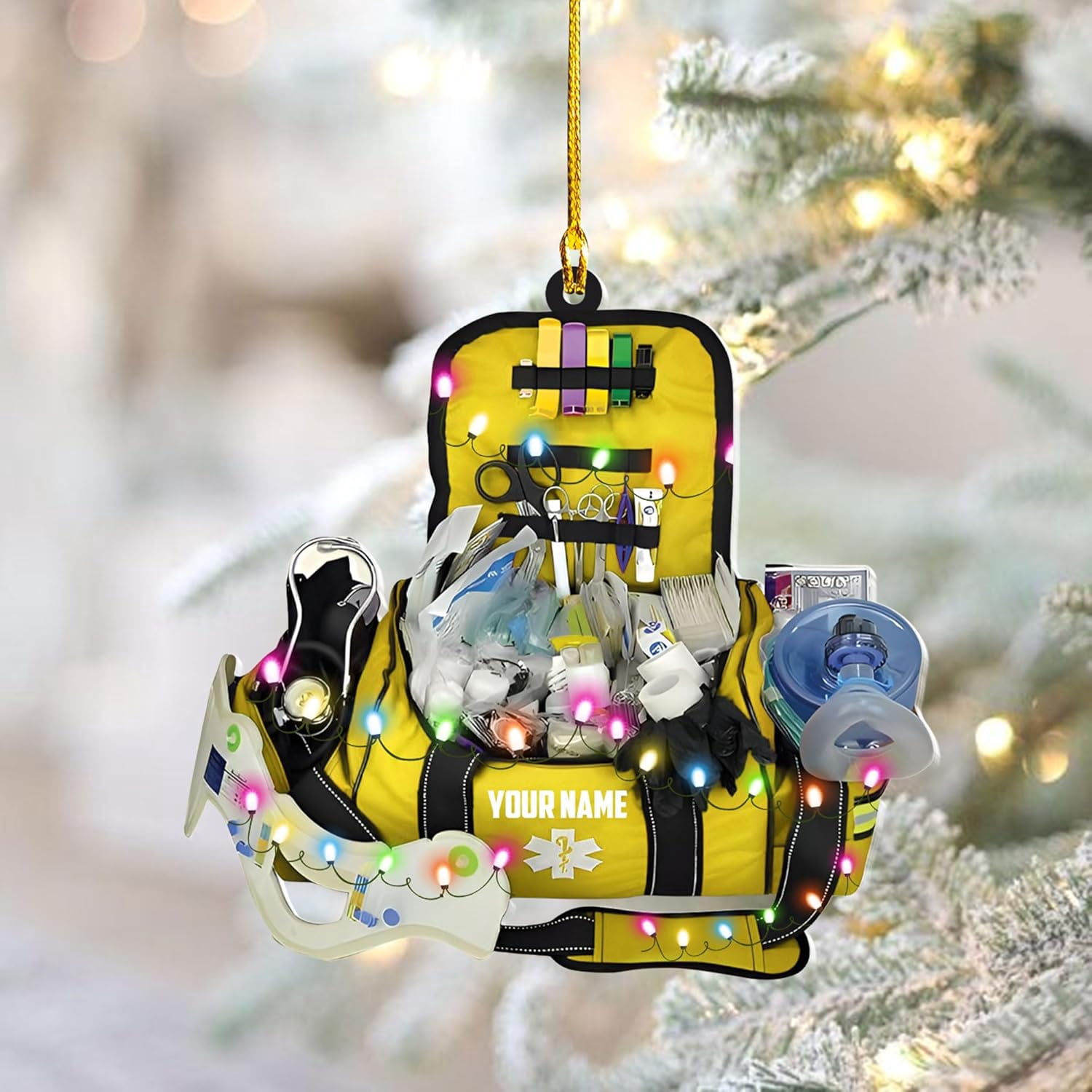 Homedesign Personalized EMT Ornament, Paramedic EMS EMT Ornaments for ...