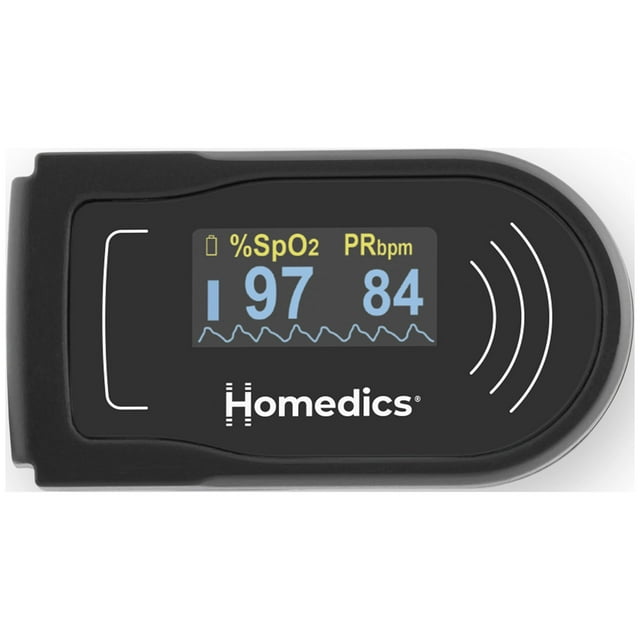 Homedics® 700 Series Wearable Pulse Oximeter, FSA Eligible, Monitors Health, PX-560BTCO ...