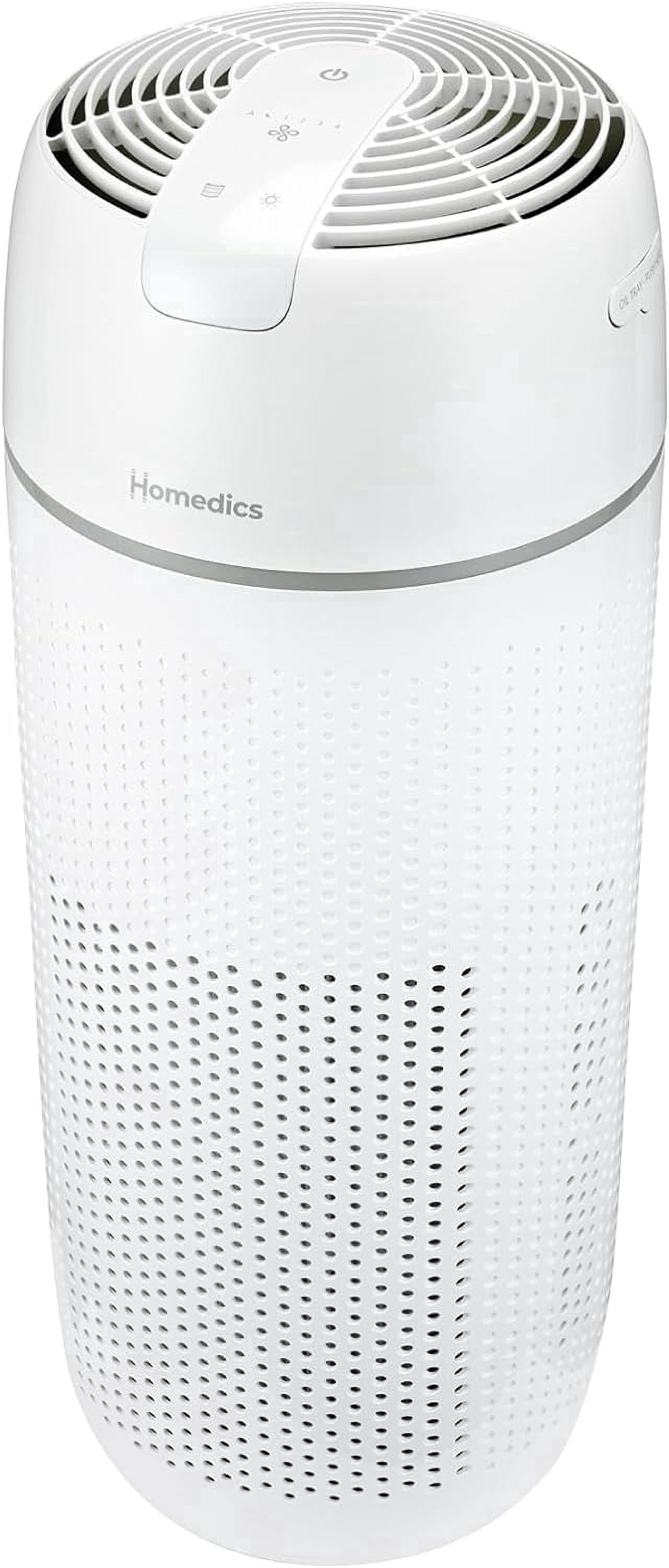 Homedics Air Purifier, 4-in-1 Tower, True HEPA Filtration for Large ...