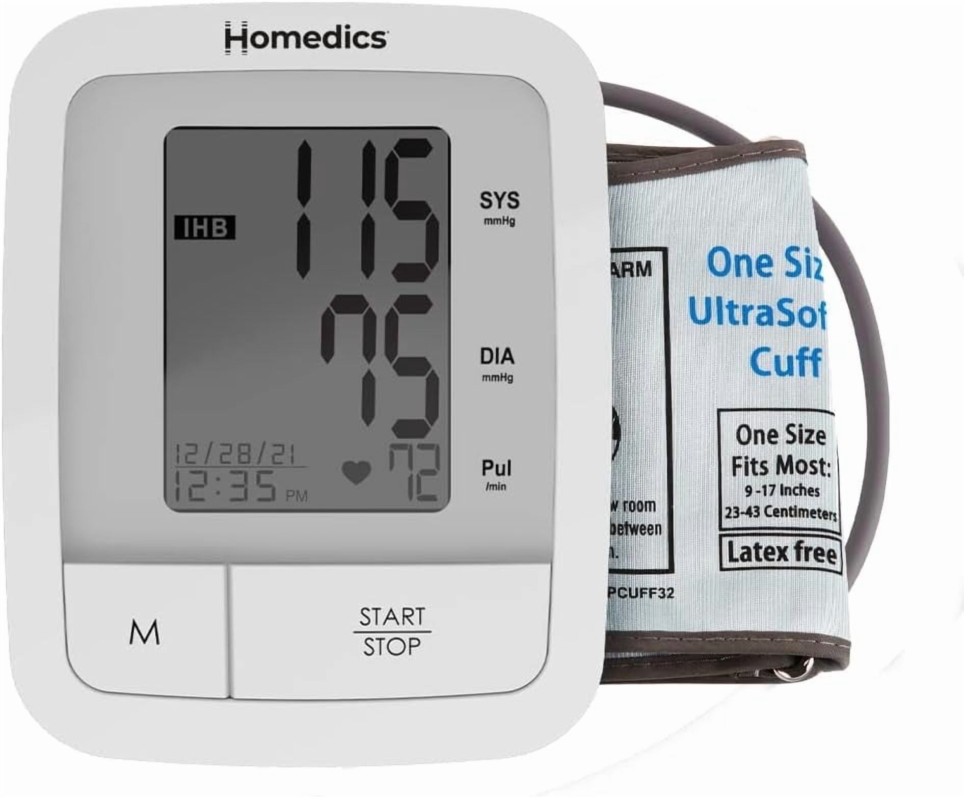 Homedics Automatic Arm Blood Pressure Monitor, Clinically Proven ...