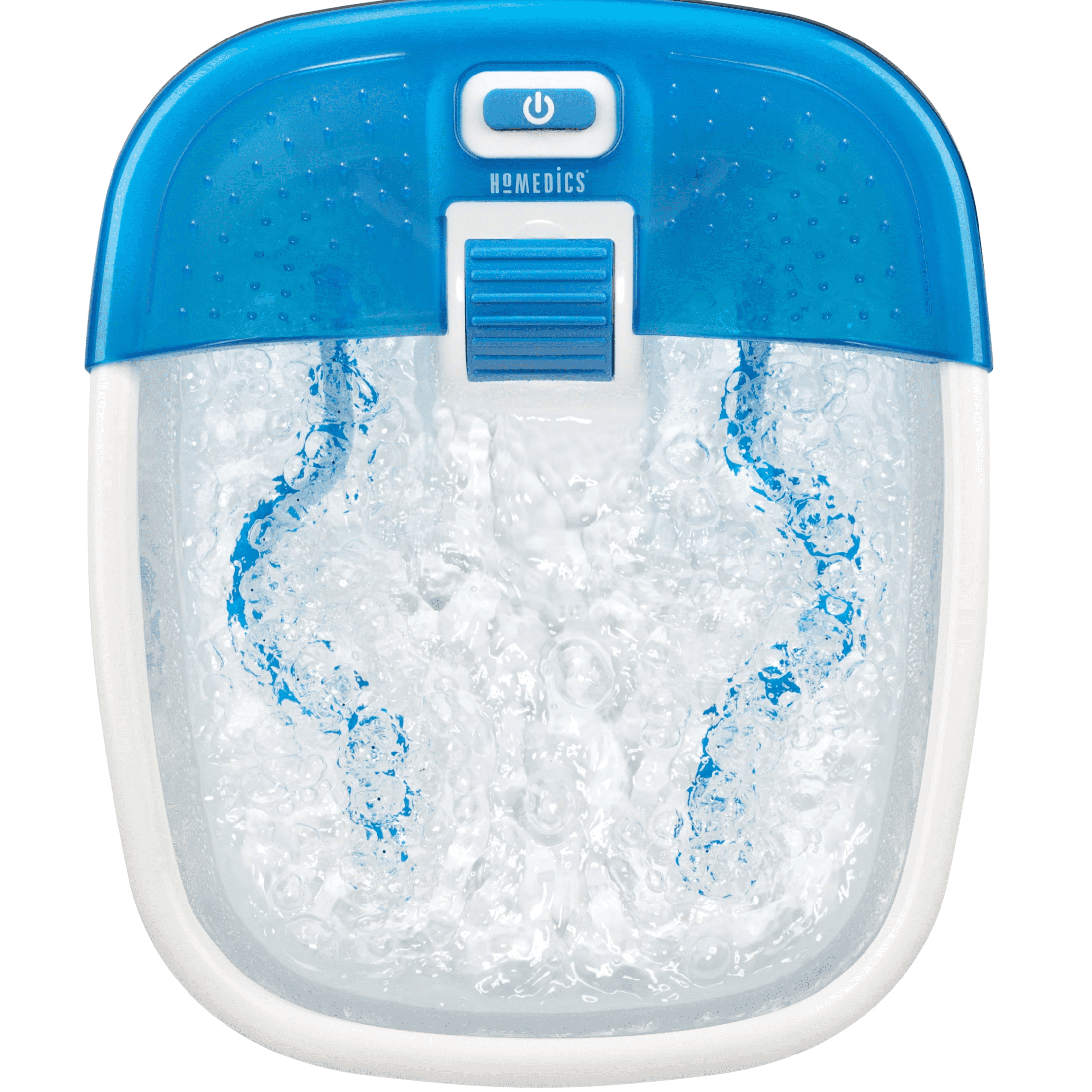 Homedics Bubble Bliss Deluxe Foot Spa Surrounds Your Feet with Massaging Bubbles Blue