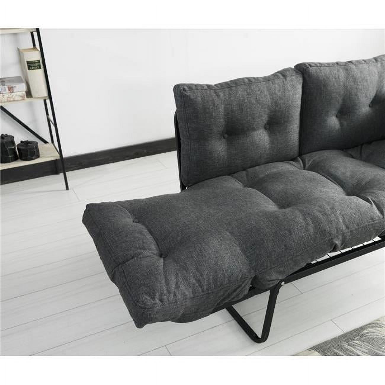 Homedora MD-ON10YUW-VIO-GREY Violette Loveseat Sofa, Grey - Walmart.com
