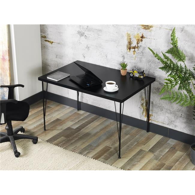 Homedora Solo Study Desk, Black - Walmart.com
