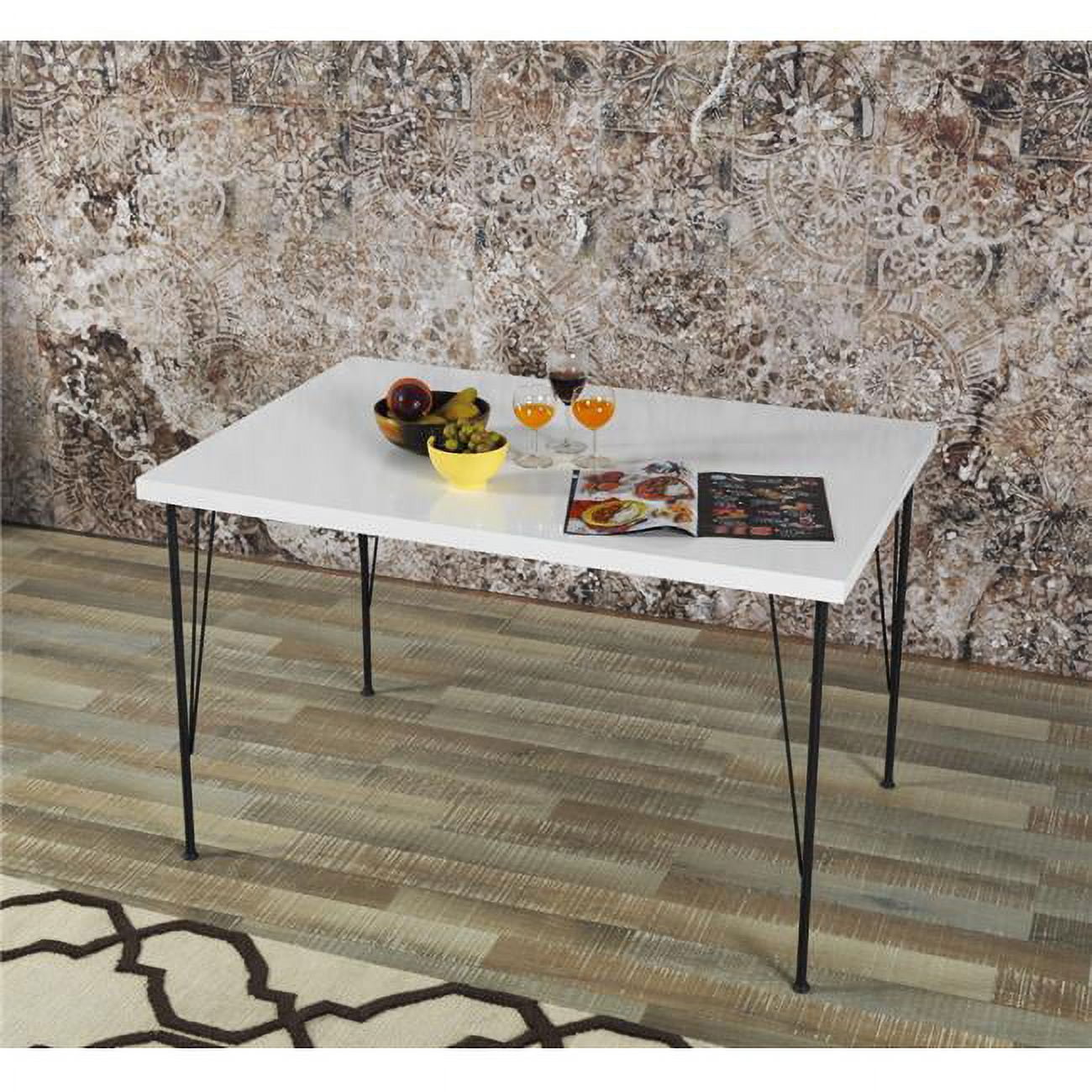 Homedora ZH-ON30EV-SOL-SD-WHI Solo Study Desk, White - Walmart.com