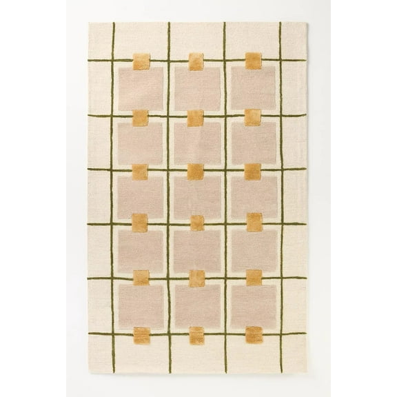 Homee Hand Tufted Woollen Rugs Matilda Goad Wool Tufted Scalloped Rug ...