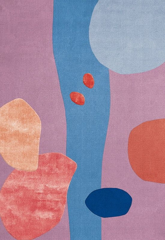 Homee Hand Tufted Woollen Rugs Poppy Party Wool Rug Secret Garden ...