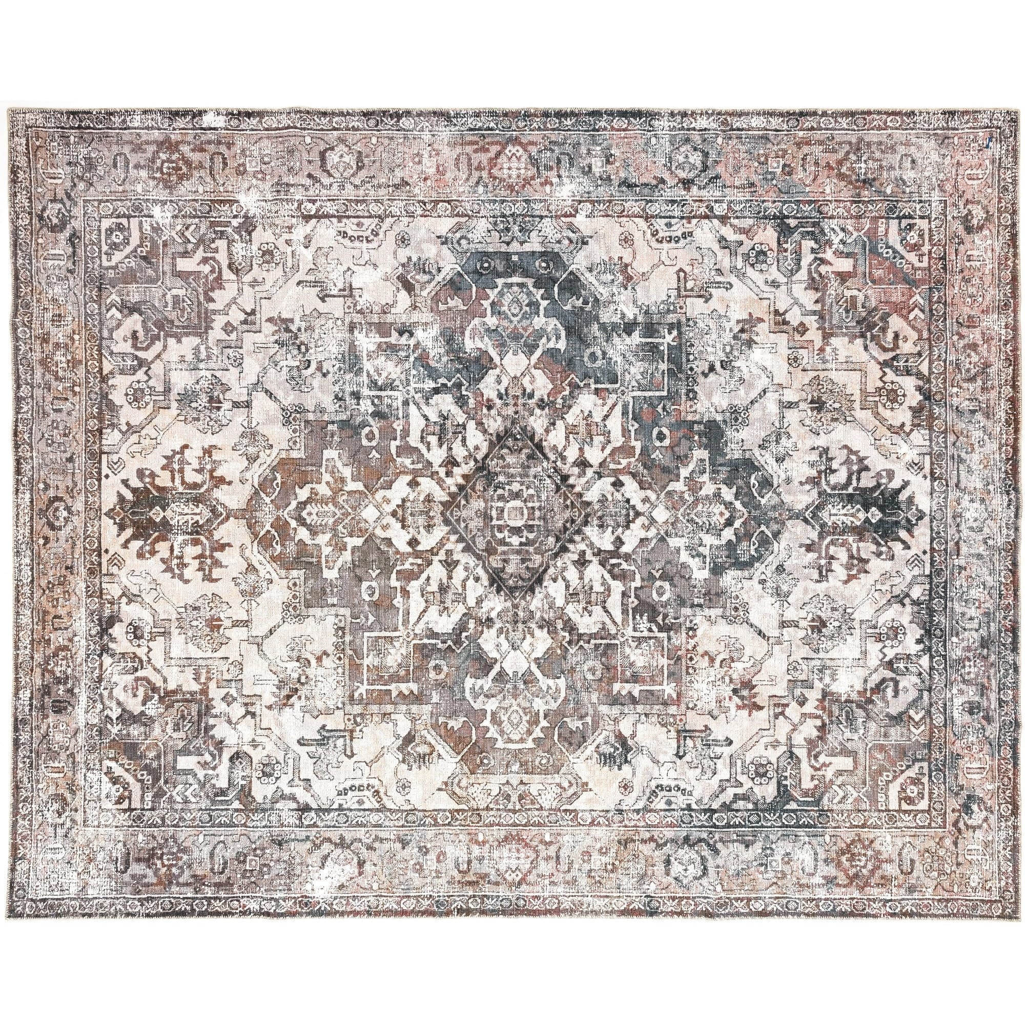Homefires 8 x 10 ft. Kaschmar Indoor Power Loomed Chenille Rug ...