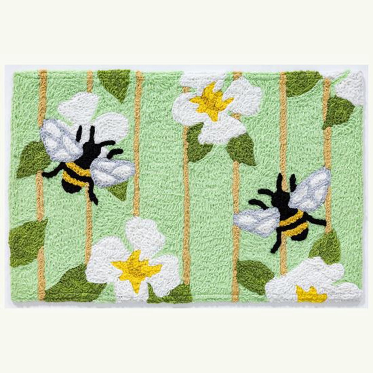 Honey Bees 20 x 30 Jellybean Accent Rug - Walmart.com