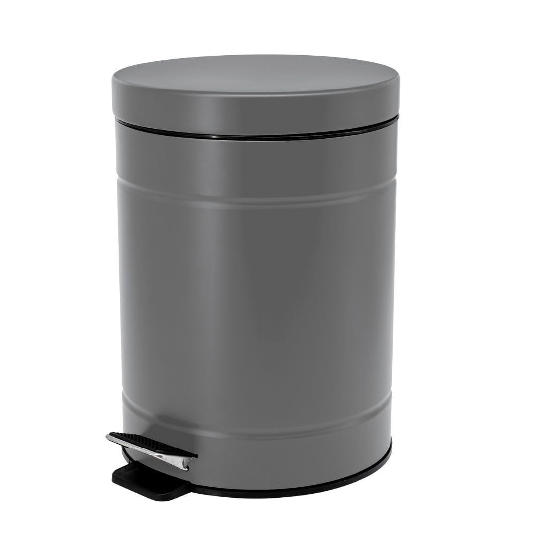 Homefits Step On Trash Bin with Lid Waste Basket for Home, Work & Car ...