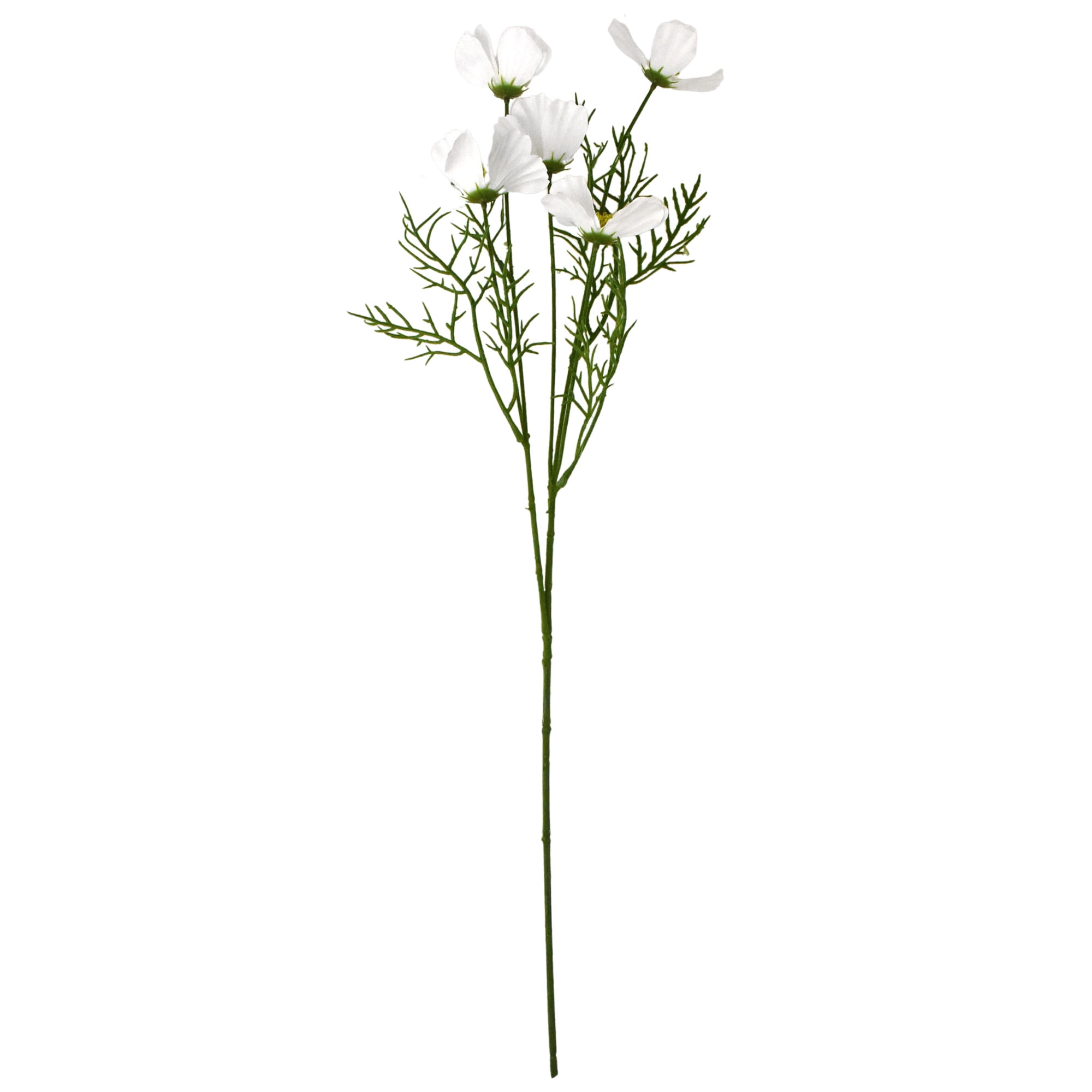 Homeford Artificial Cosmos Stem, 26-inch, White - Walmart.com