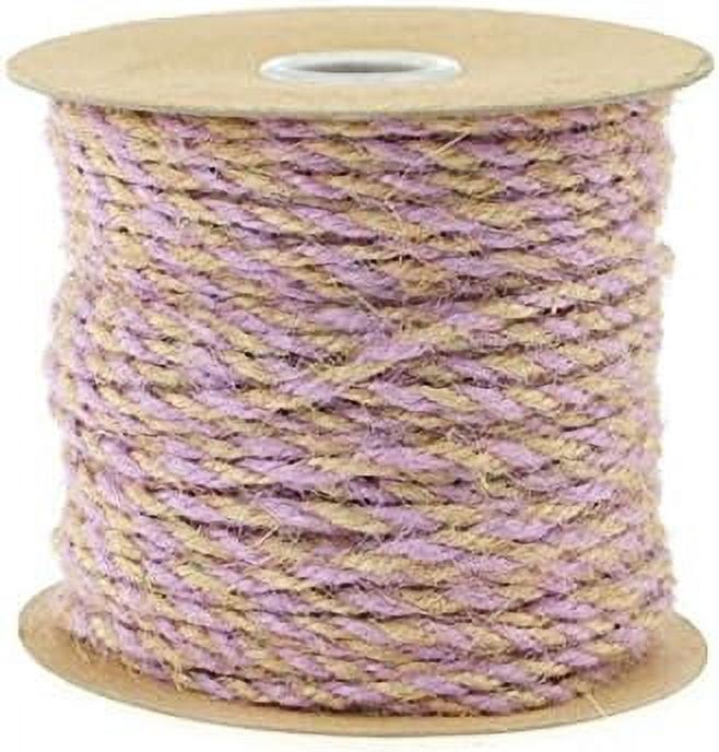Homeford Bi-Colored Jute Twine Cord Rope Ribbon, 5/64-Inch or 2.5 mm ...