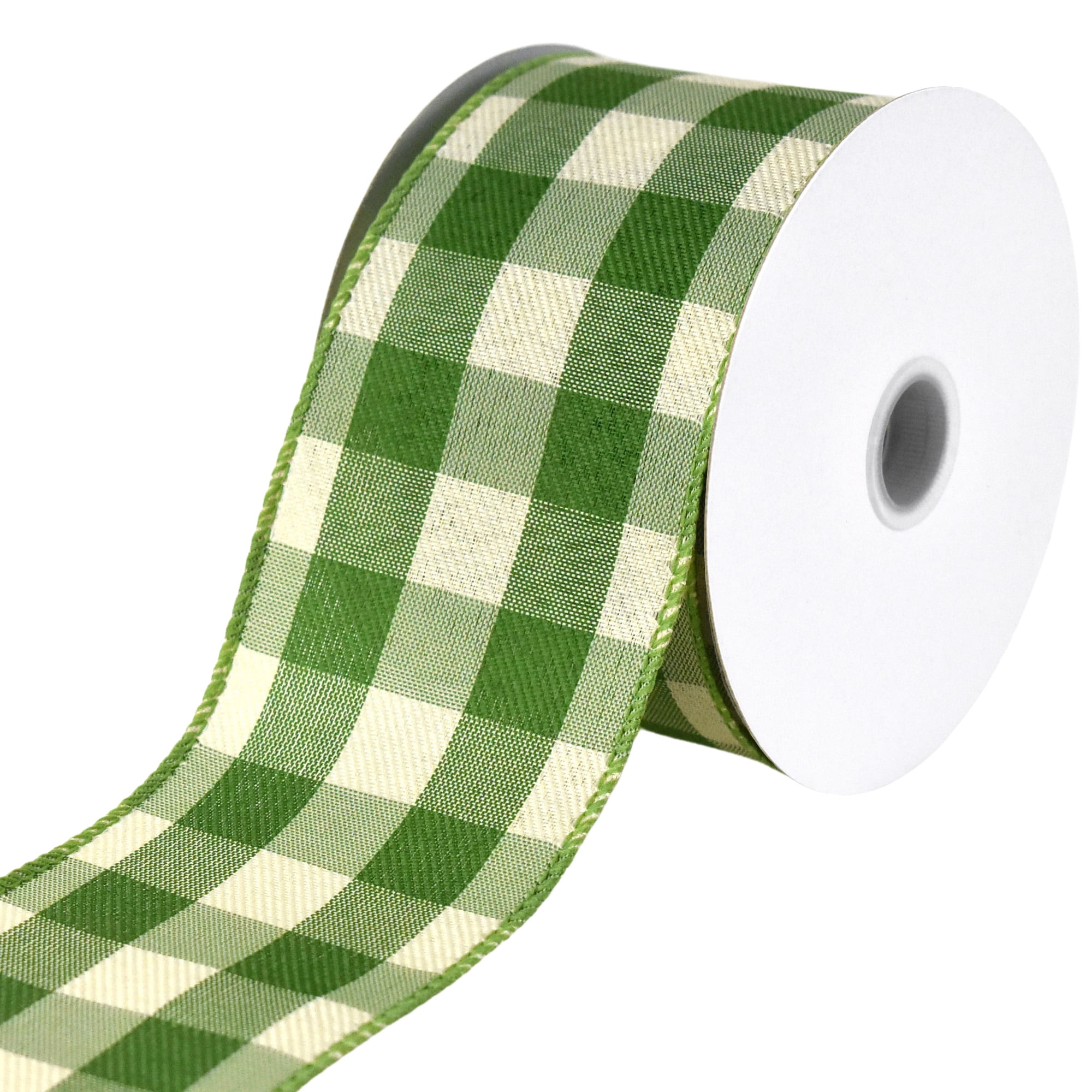 Homeford Buffalo Checkered Plaid Wired Ribbon, 2-1/2-inch, 10-yard ...