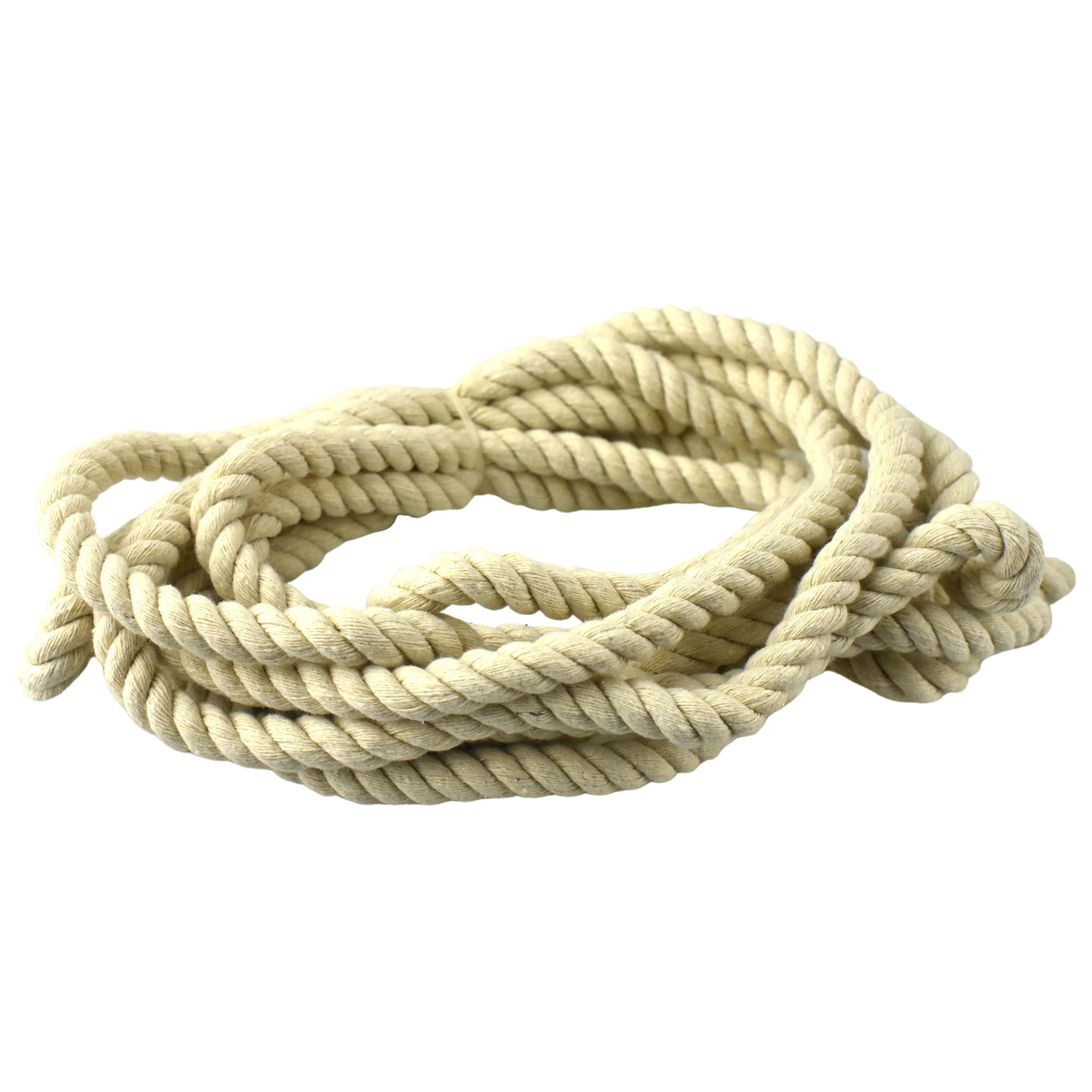 Homeford Cotton Craft Rope, 3/8-inch, 12-1/2-feet, Natural - Walmart.com