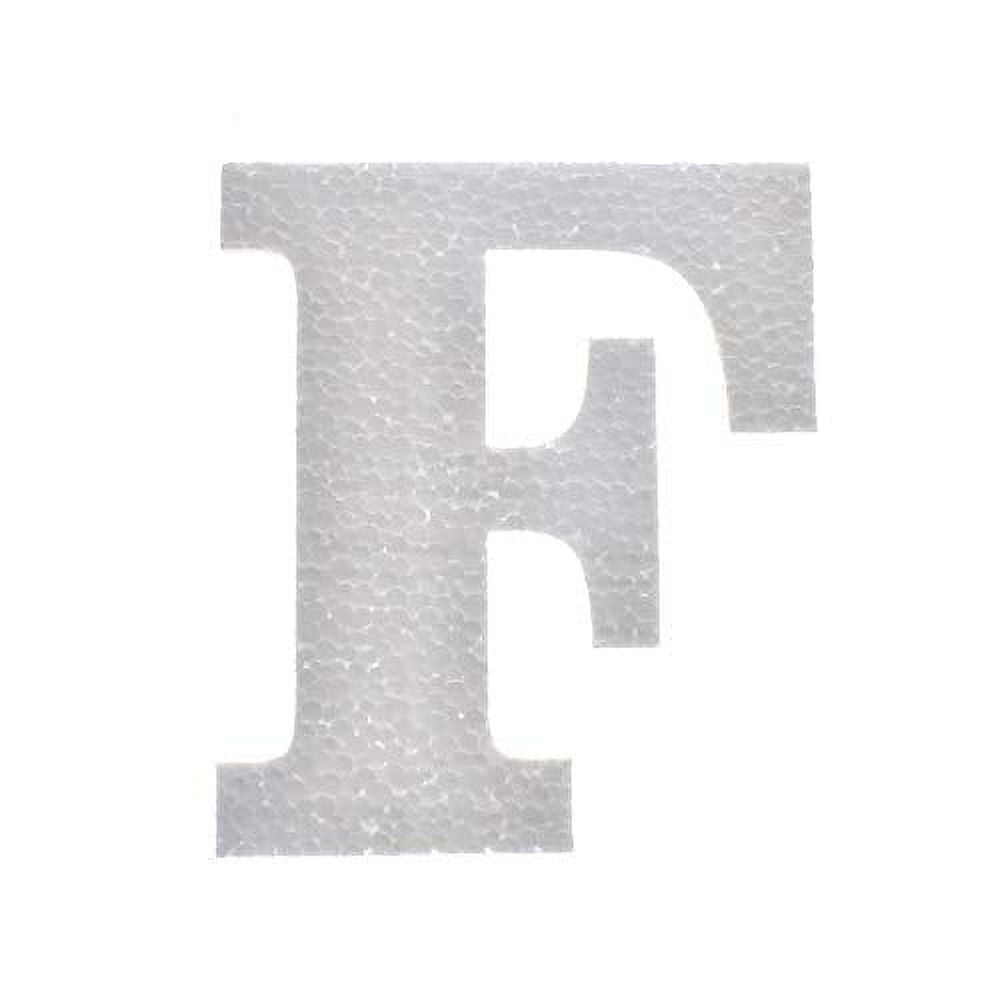 Homeford Craft EPS Foam Symbol Cut Out "F", 4-3/4-Inch, 12-Count ...