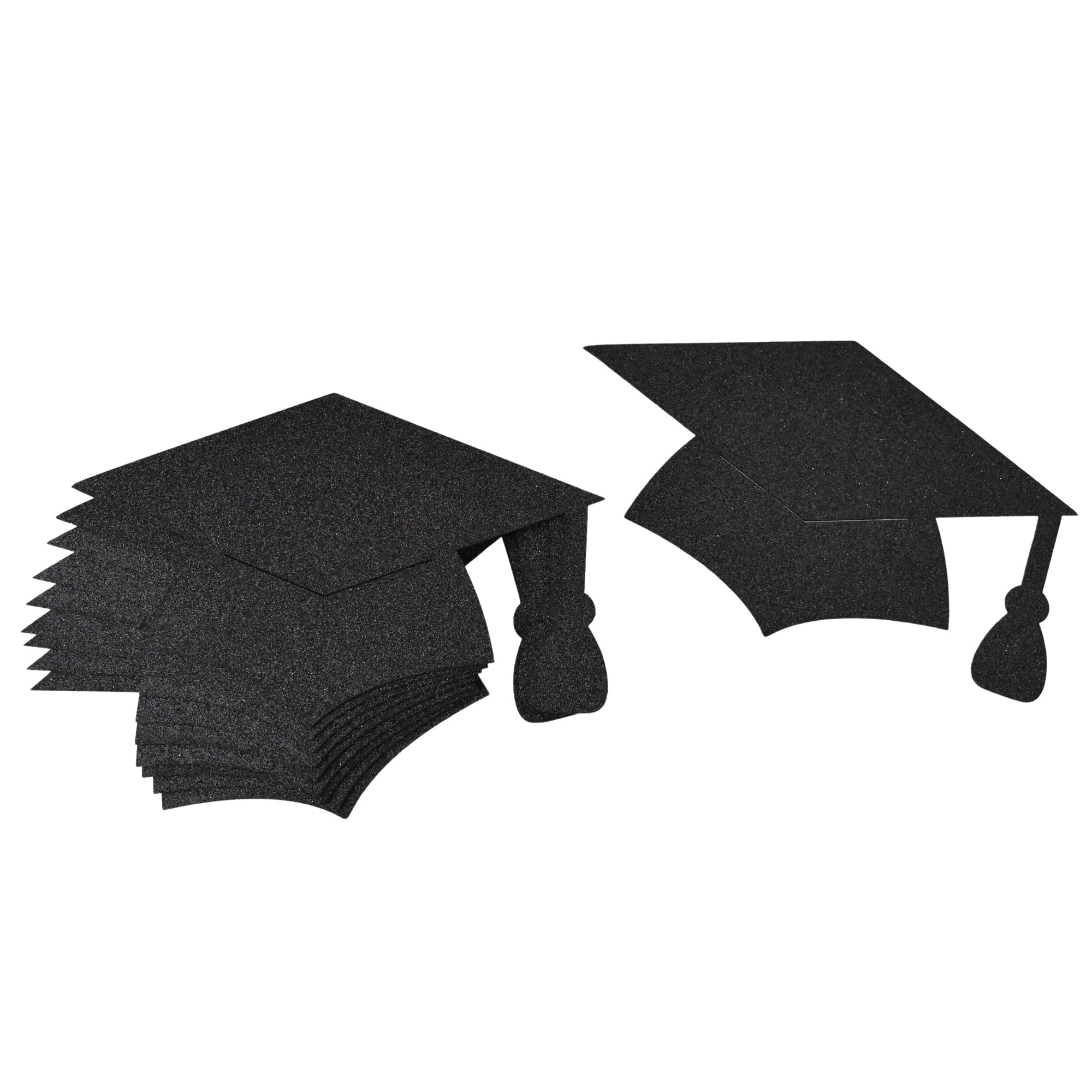 Homeford Graduation Cap EVA Foam Decorations, 8-1/2-inch, 10-count ...