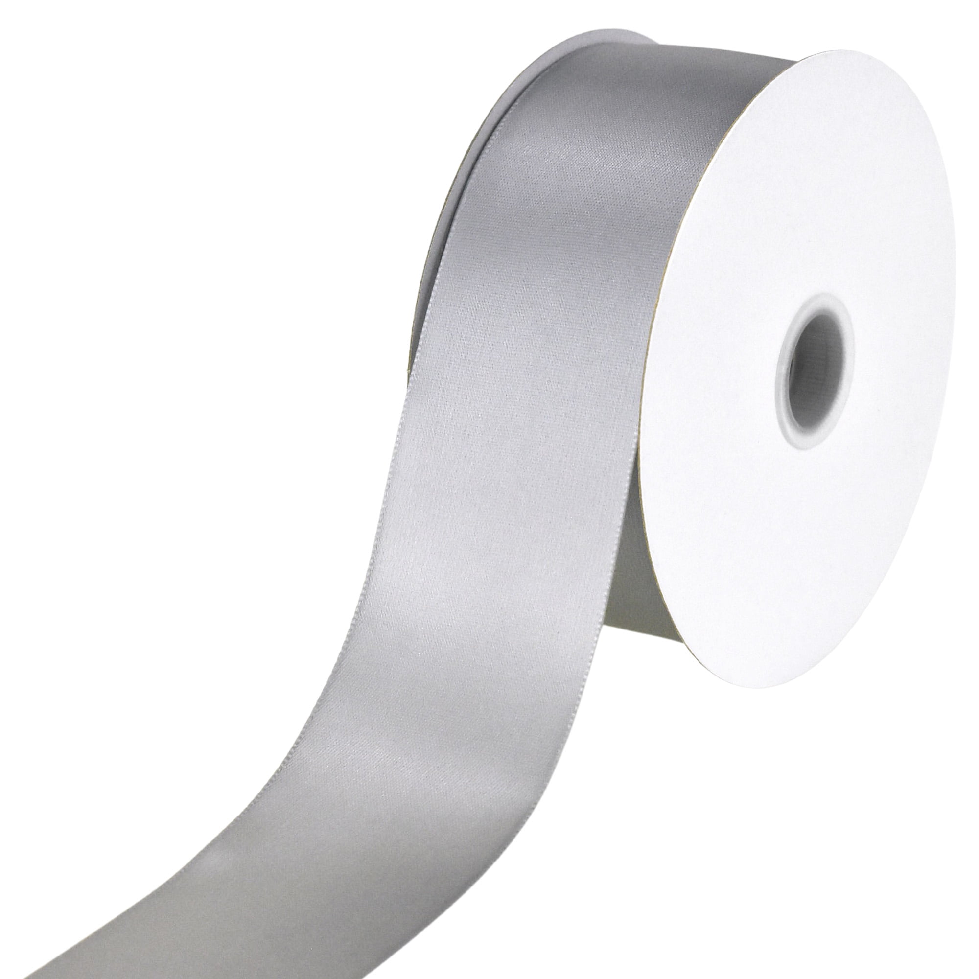 Homeford Single Faced Satin Ribbon, 1-1/2-inch, 10-yard, Silver ...