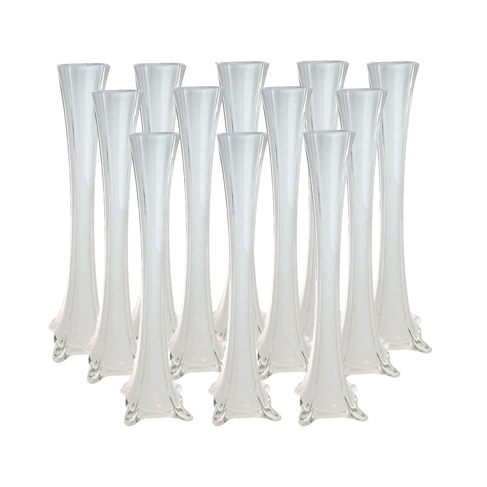 Homeford Tall Eiffel Tower Glass Vase Centerpiece, 20-inch, 12-count ...