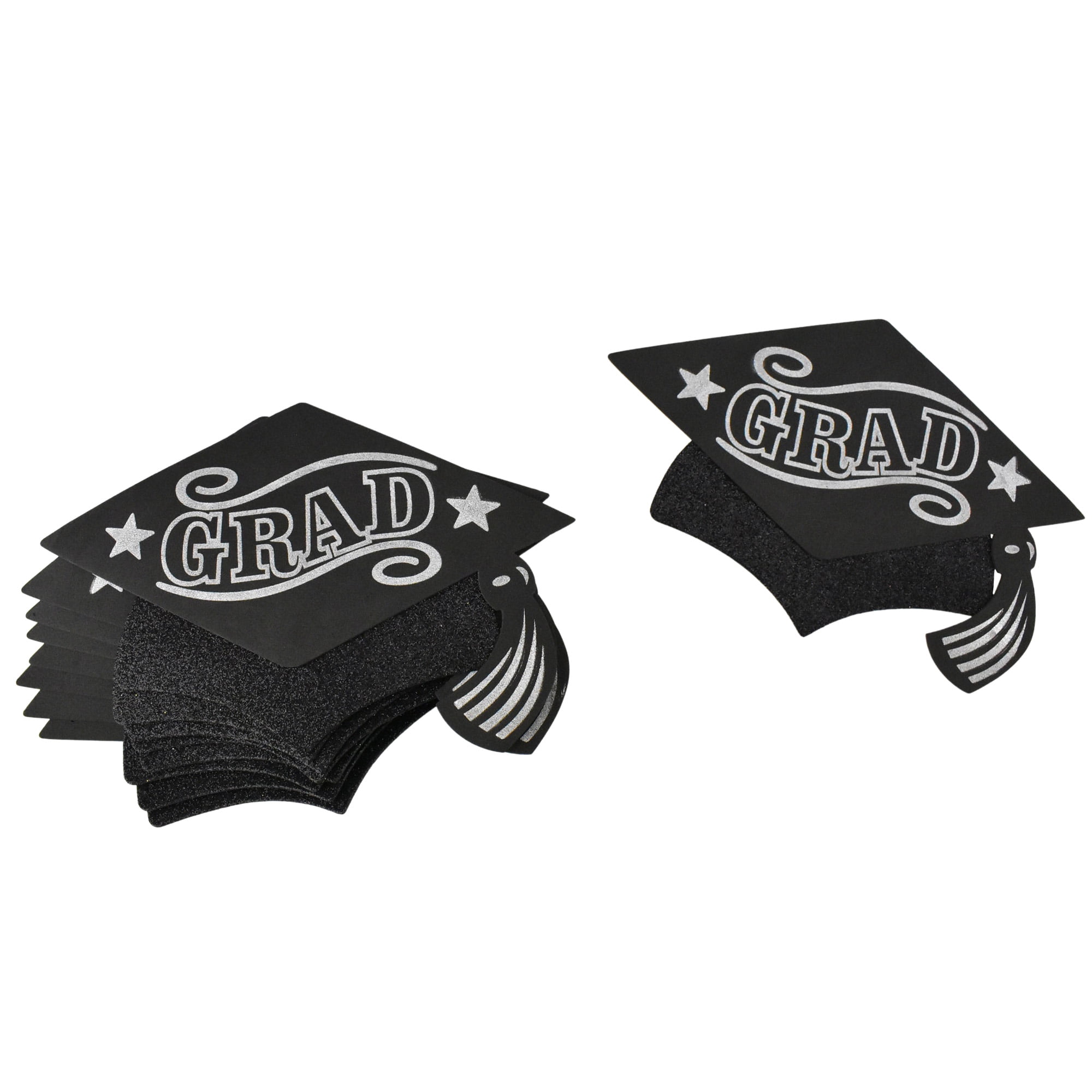 Homeford You Did It Grad Cap EVA Foam Decorations, 8-3/4-inch, 10-piece ...