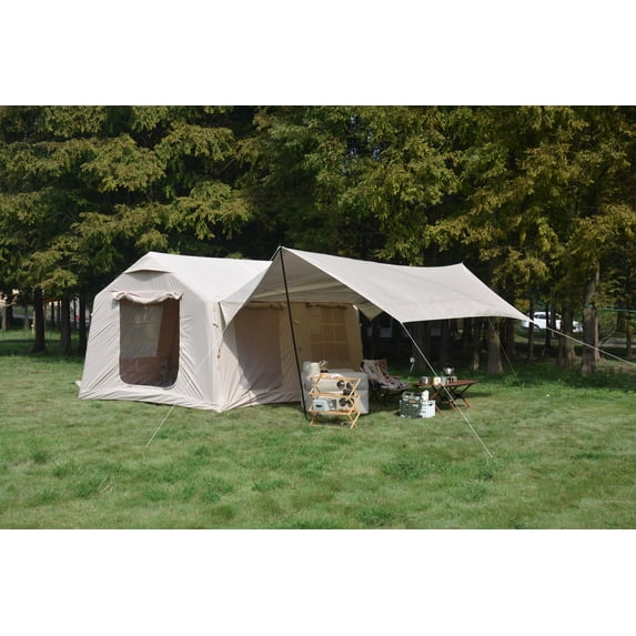 Homefun 10x13ft Inflatable Camping Tent Canopy All Weather Airbeam ...