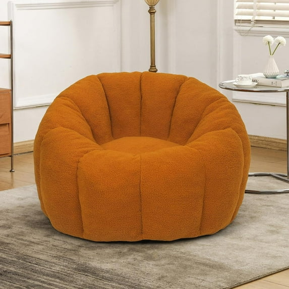 Homefun Giant Bean Bag Chair,Bean Bag Sofa Filled with High Density ...
