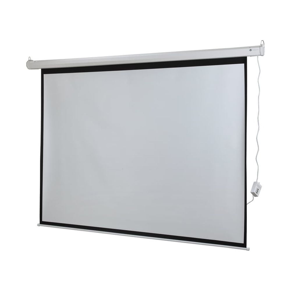 Homegear Wall Mount 110 Inch Motorized Projector Screen with Remote ...