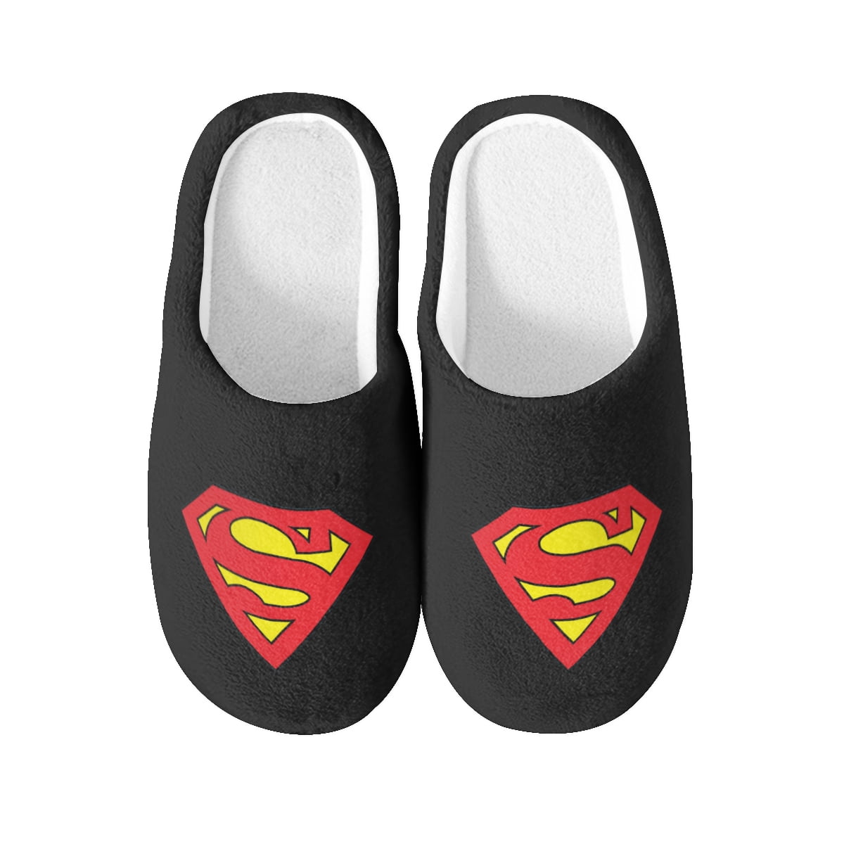 Superman Women's and Men's Casual Home Slippers Cotton Flannel Slippers ...