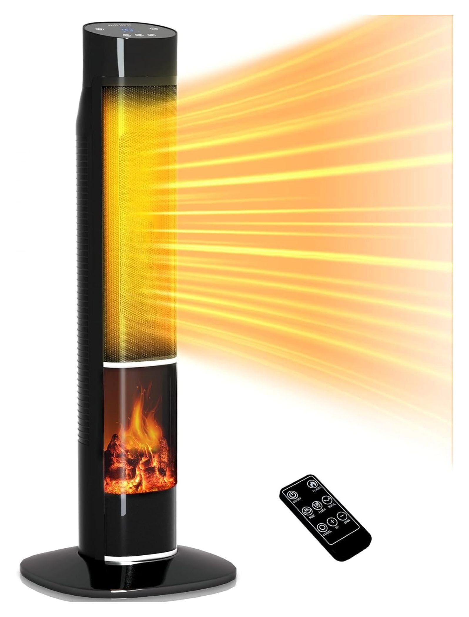 Homehours Space Heater for Indoor Use, 31" Ceramic Heater with Mini ...