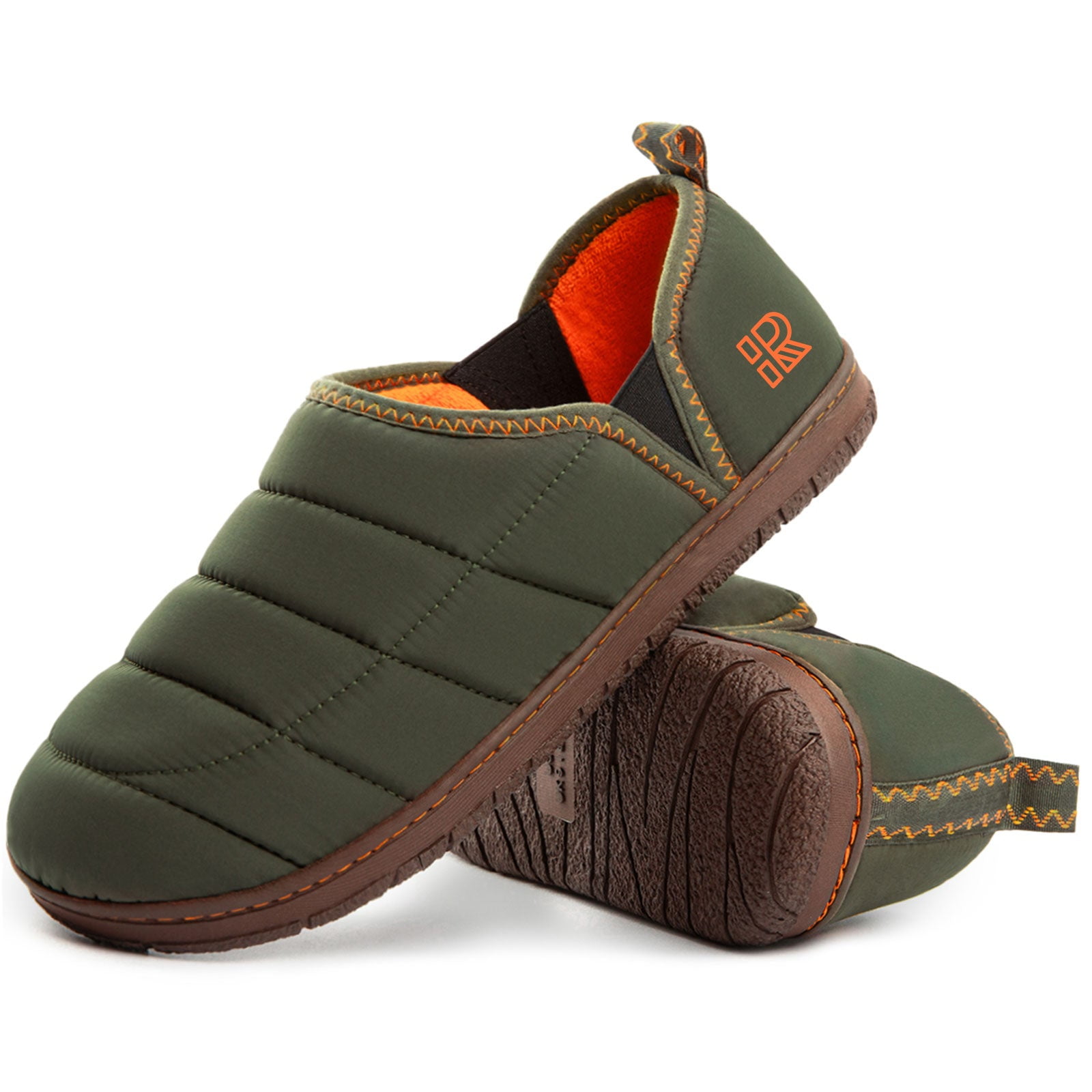 Homeier Ralph Men's Cozy Outdoor Indoor Slippers Dual-Tone Memory Foam ...
