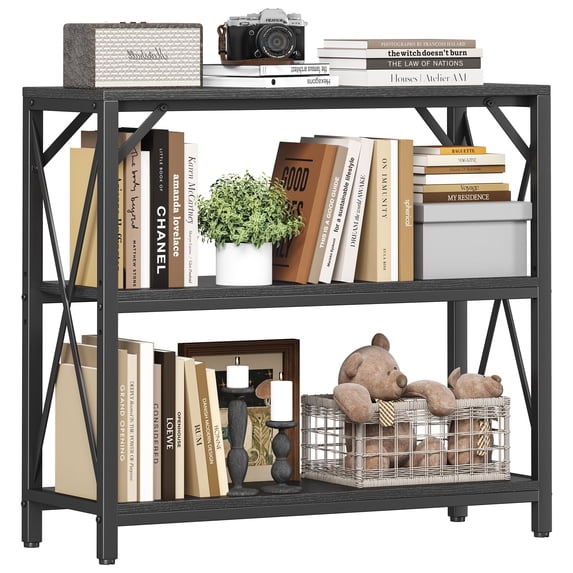 Homeiju Console Table 31.5" Width, 3-Tier Entryway Table with Storage ...
