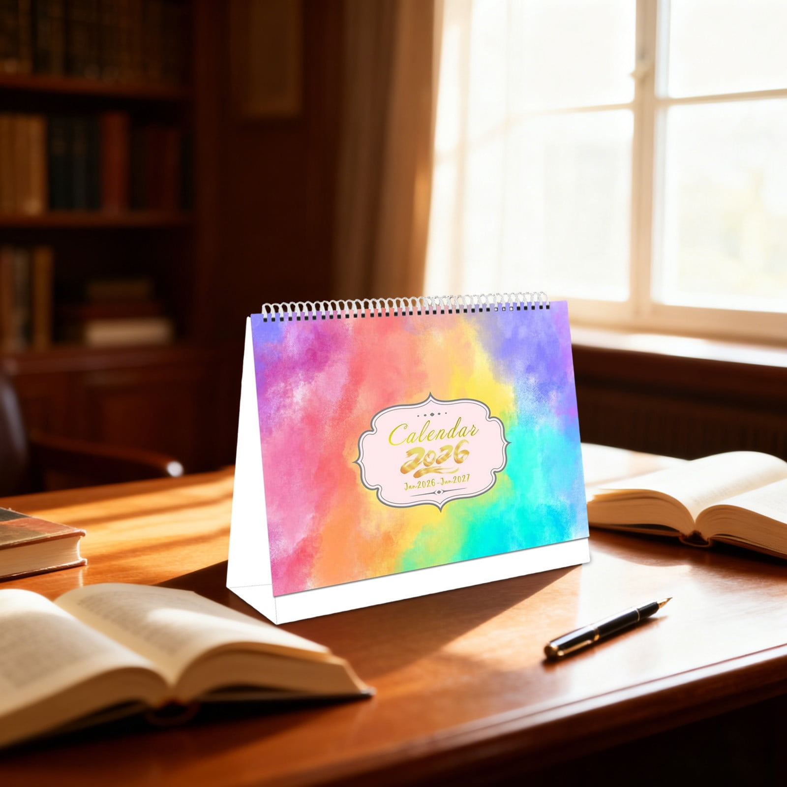 Homekingdee 2026 Desktop Calendar with Multi-Country Holidays - Paper ...