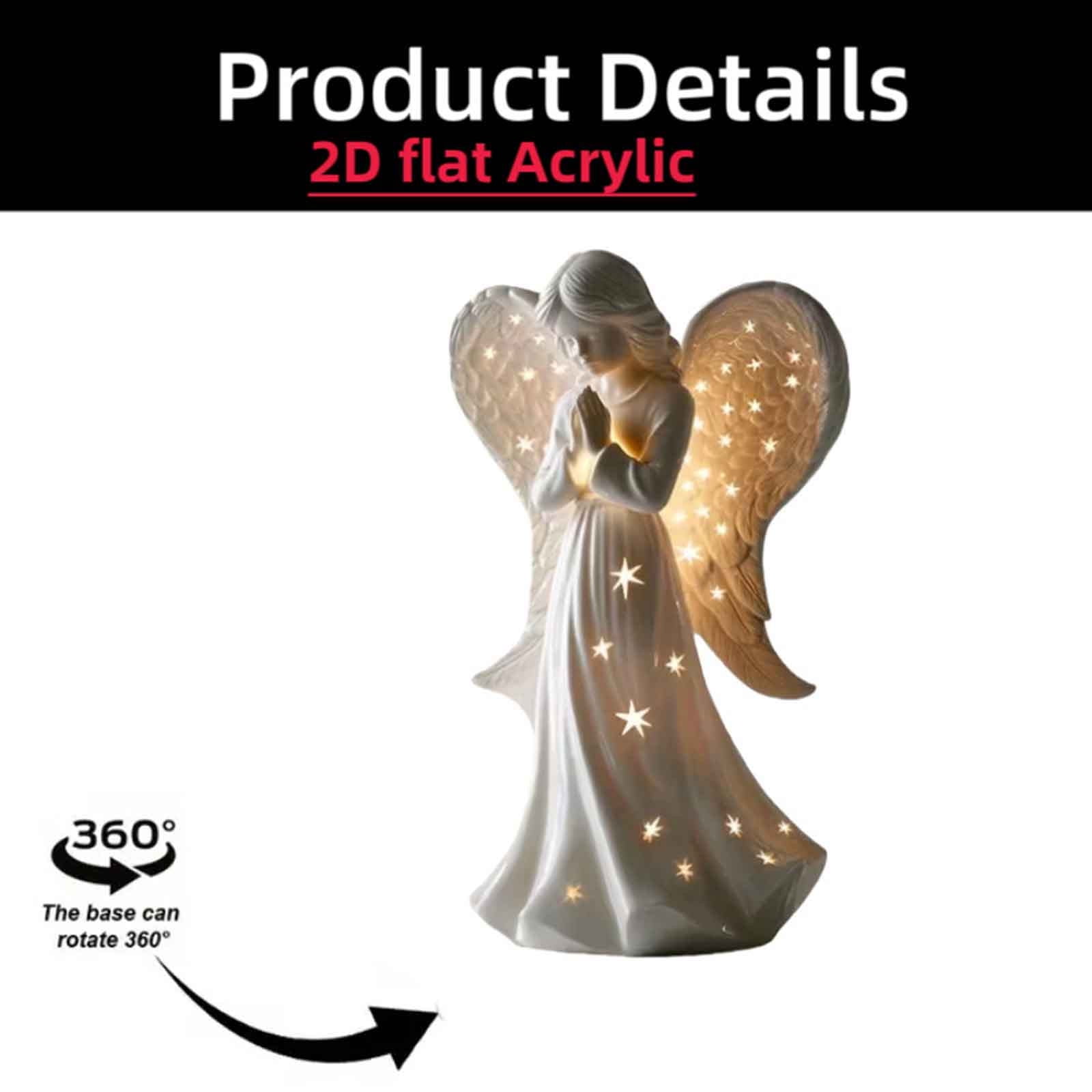 Homekingdee 2D Character Birth Scene Plastic Rotating Standing Sign ...