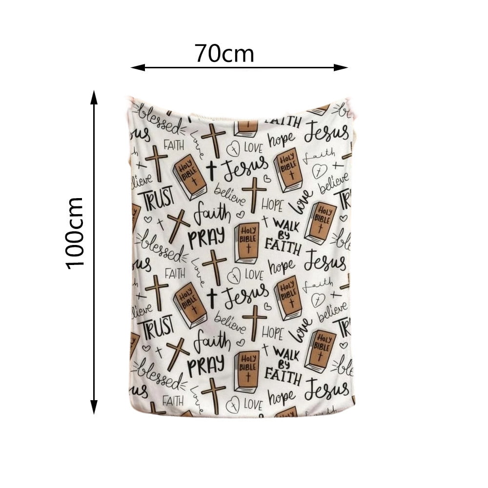 Homekingdee Super Soft Bible Jesus Throwing Carpet - Versatile Decor ...
