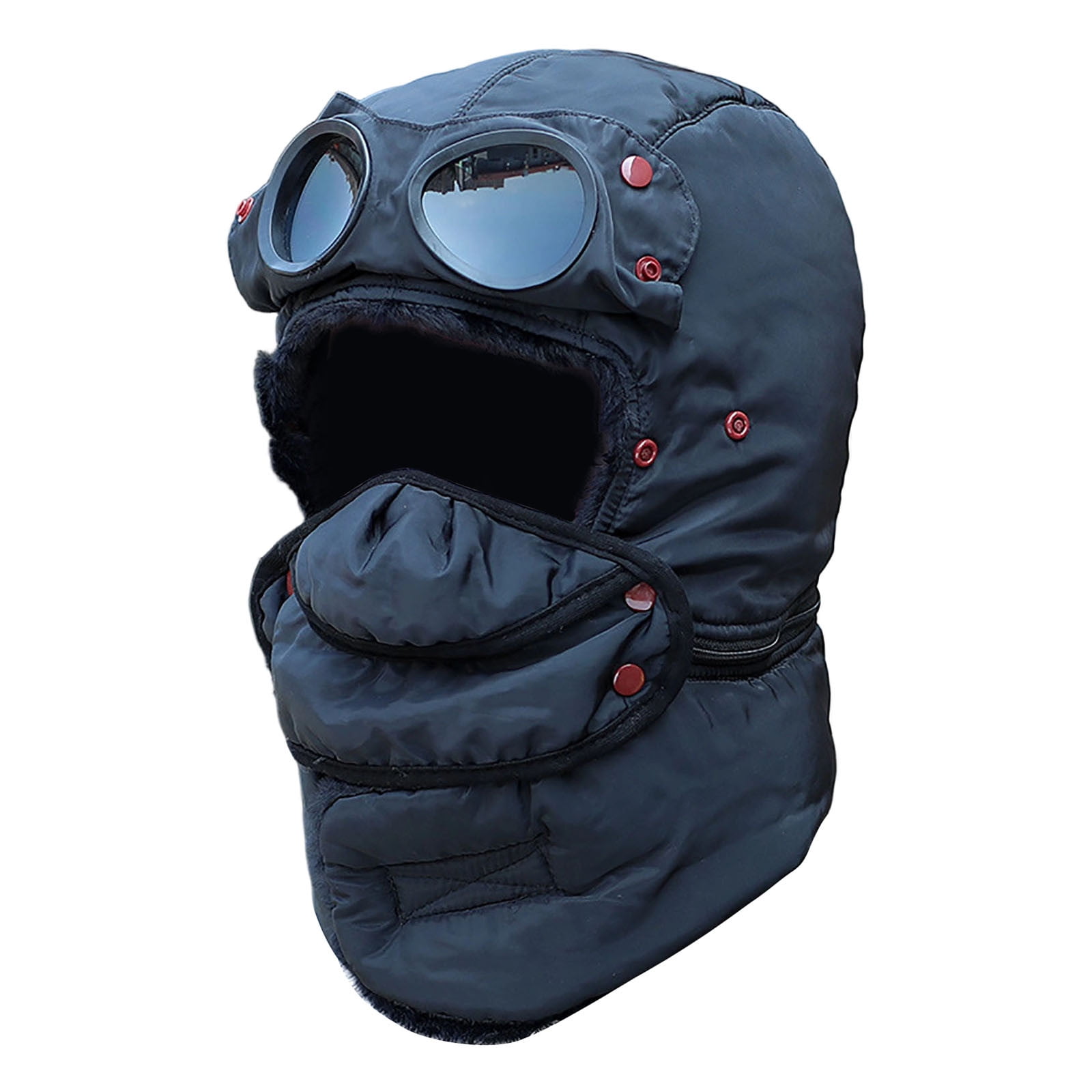 Homekingdee Winter Thermal Balaclava with Glasses Window - Wind-Proof ...