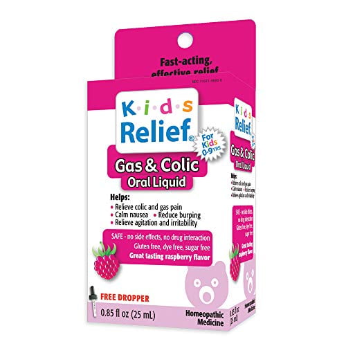 Homelab Kids Ages 0-9 Colic Drops, Raspberry Flavor - 25 Ml - Walmart.com