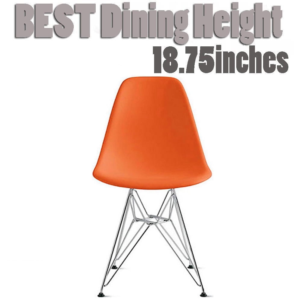 2xhome Orange Desk Chair Mid Century Modern Industrial Contemporary ...