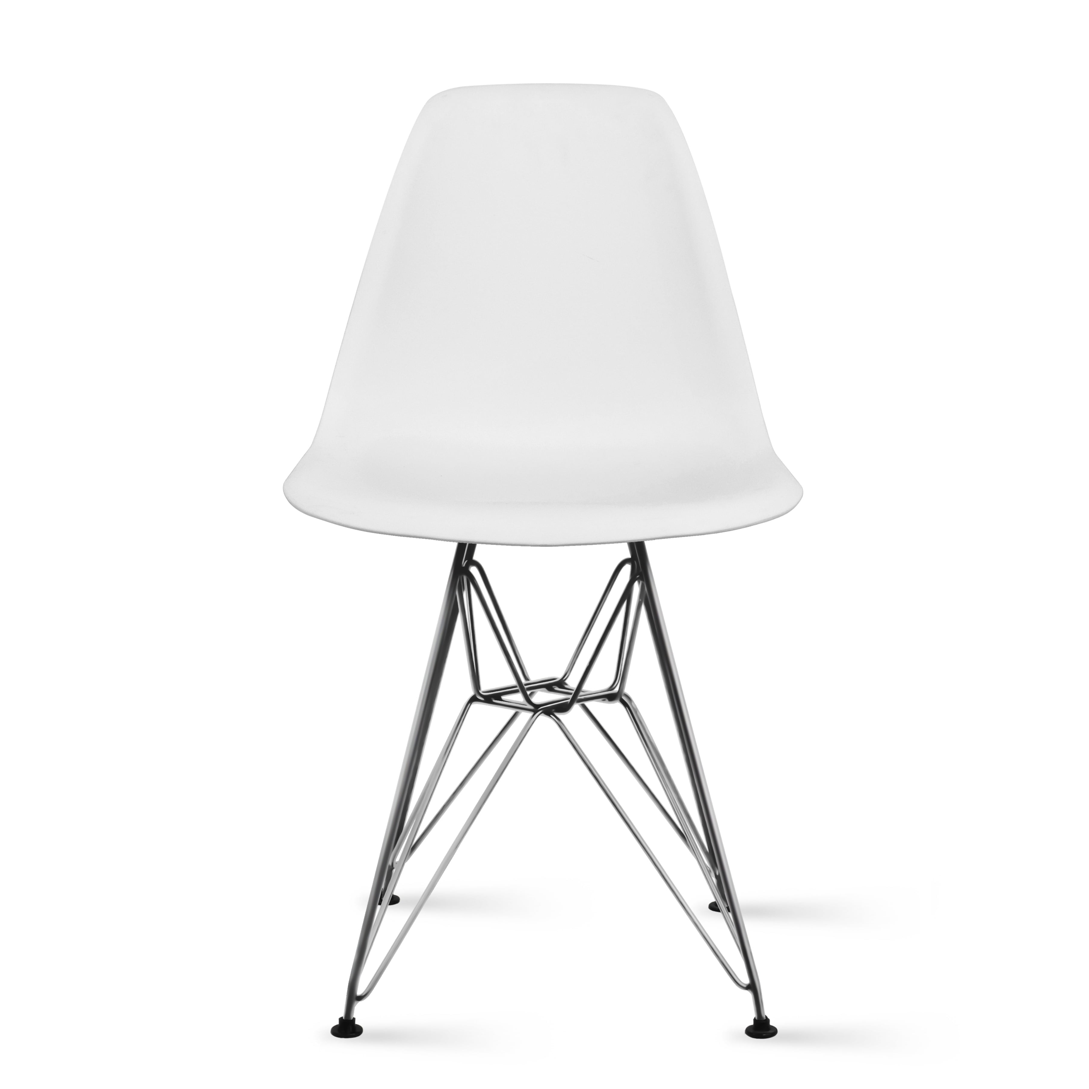Homelala White Desk Chair Mid Century Modern Industrial Contemporary ...