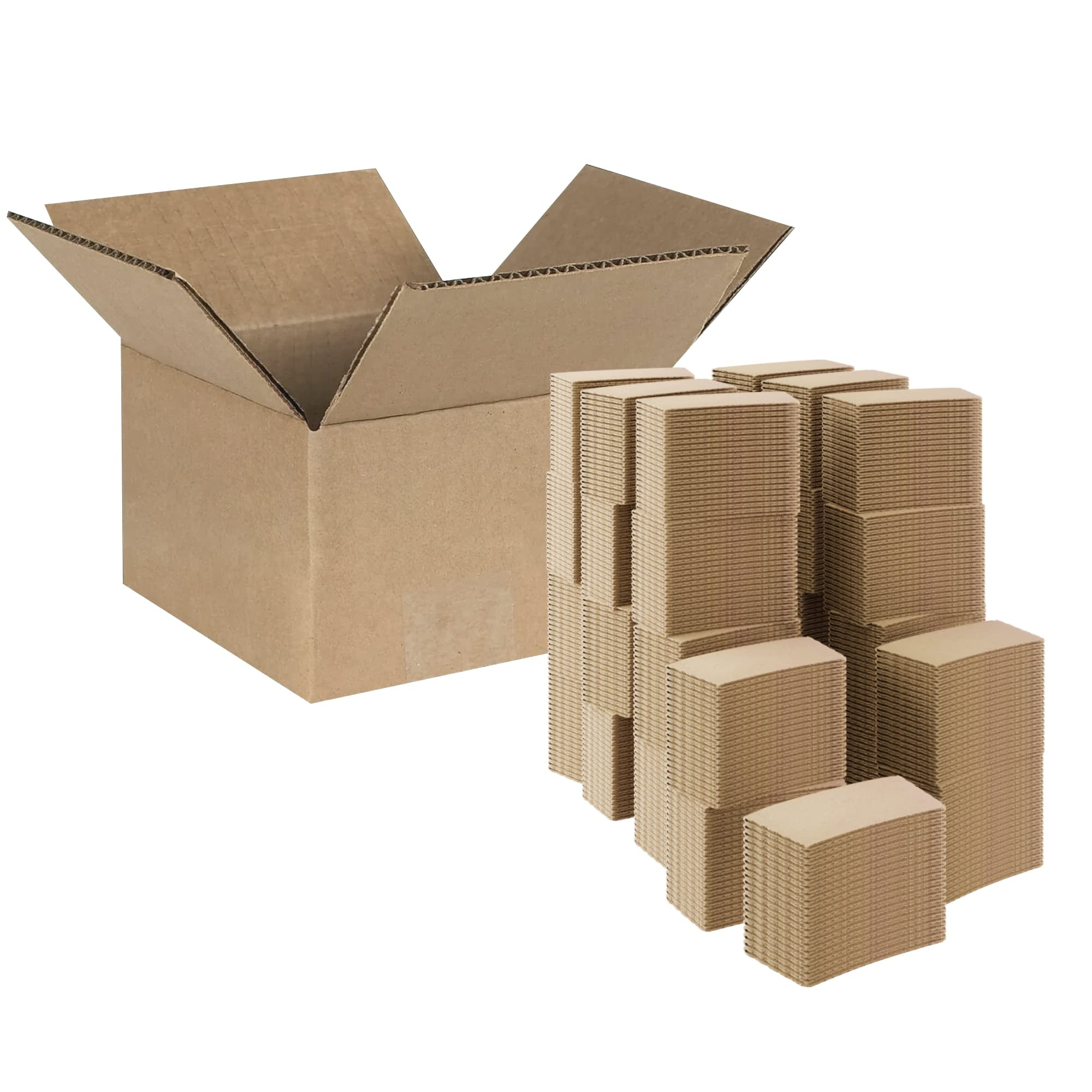 Homelance Coffee Sleeves 500 Pcs - Corrugated Brown Kraft Cups Sleeves ...