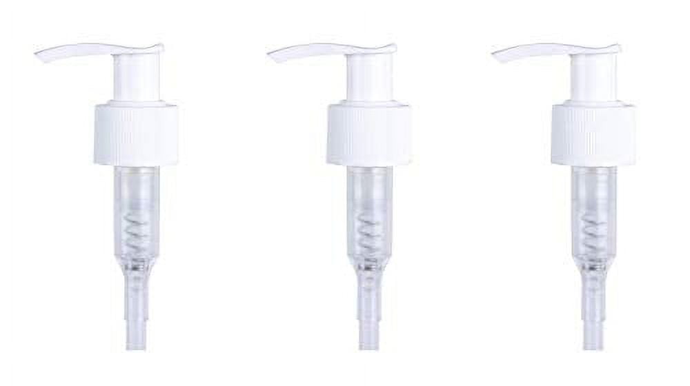 Homeland 100 Pack Locking Push Pumps for Bottles Size 20/410 in White ...