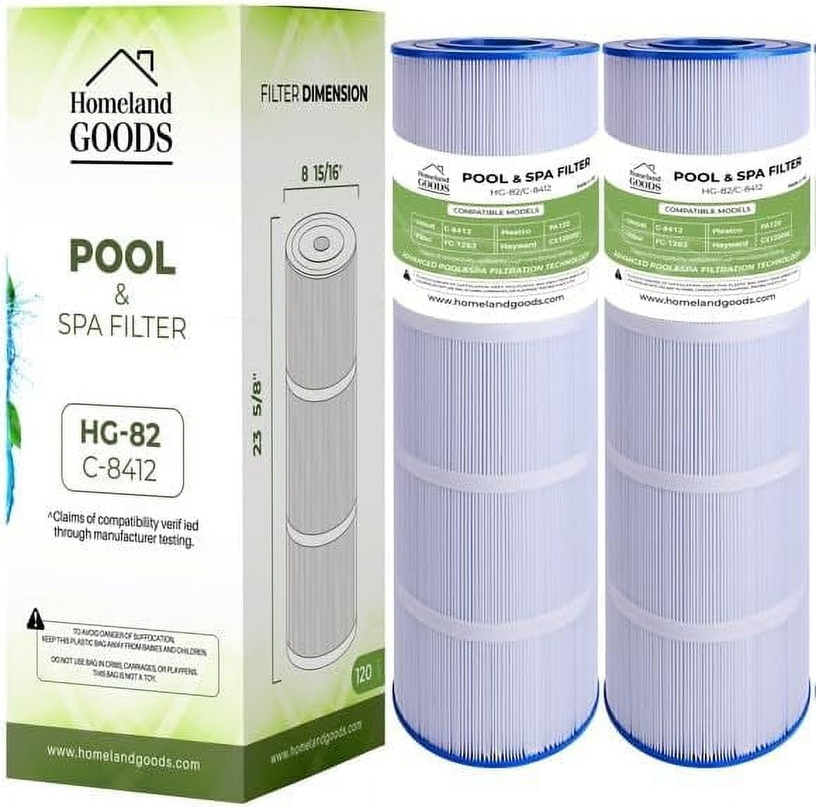 Homeland Goods PLF120A Pool Filter, Compatible with Hayward C1200 ...