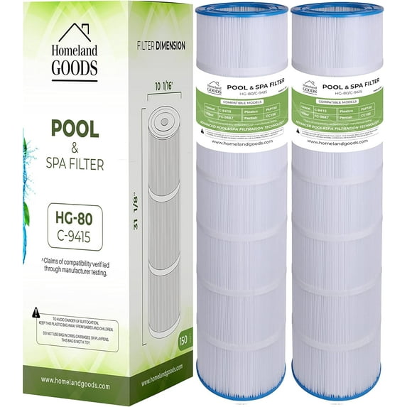 Homeland Goods PLF150A Pool Filter Replacement, Compatible with Pentair ...