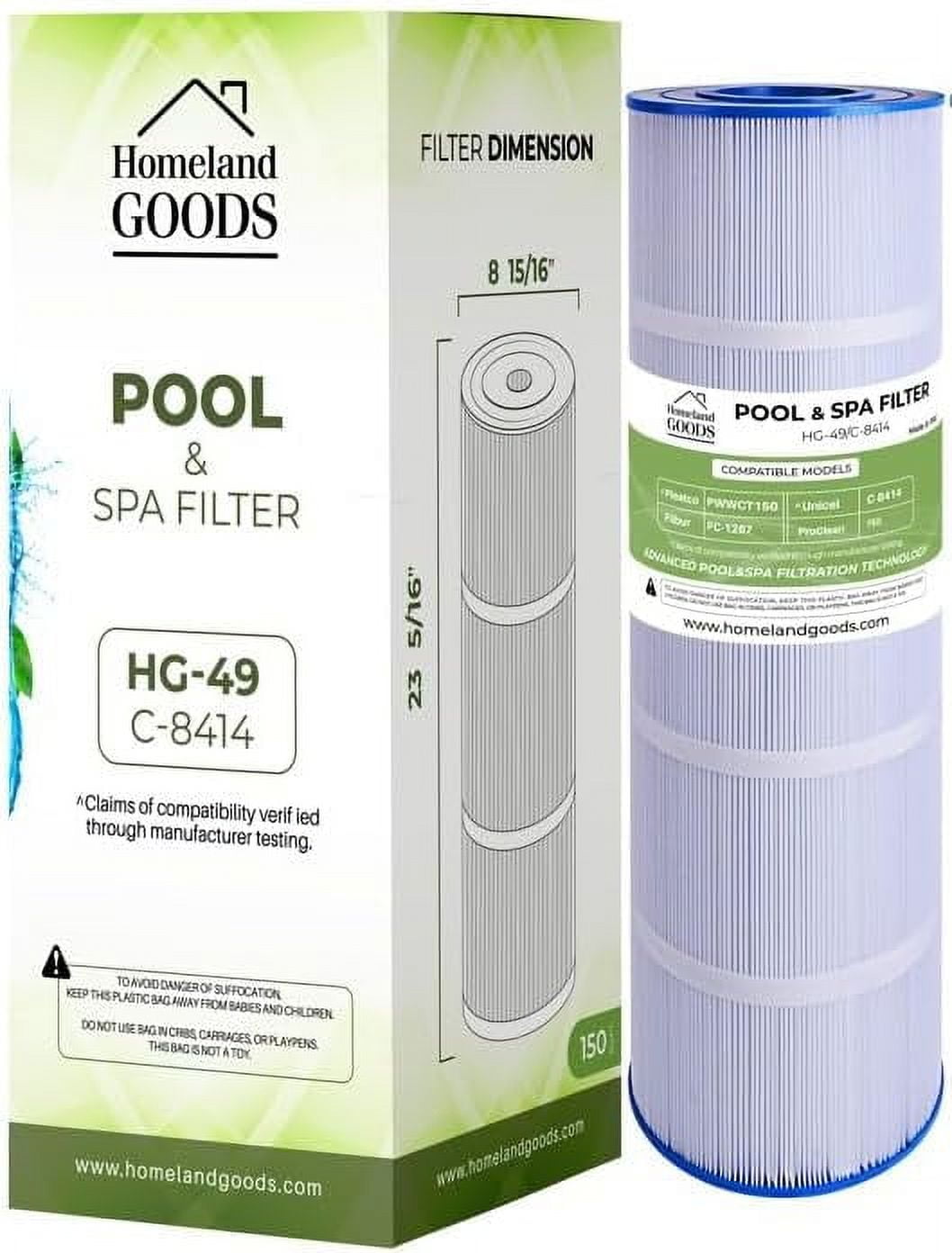 Homeland Goods Pool Filter Replaces Jandy CS150, Hayward CCX1500RE ...