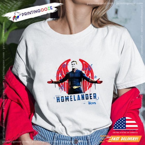 Homelander The Boys Series Designed Shirt - Walmart.com