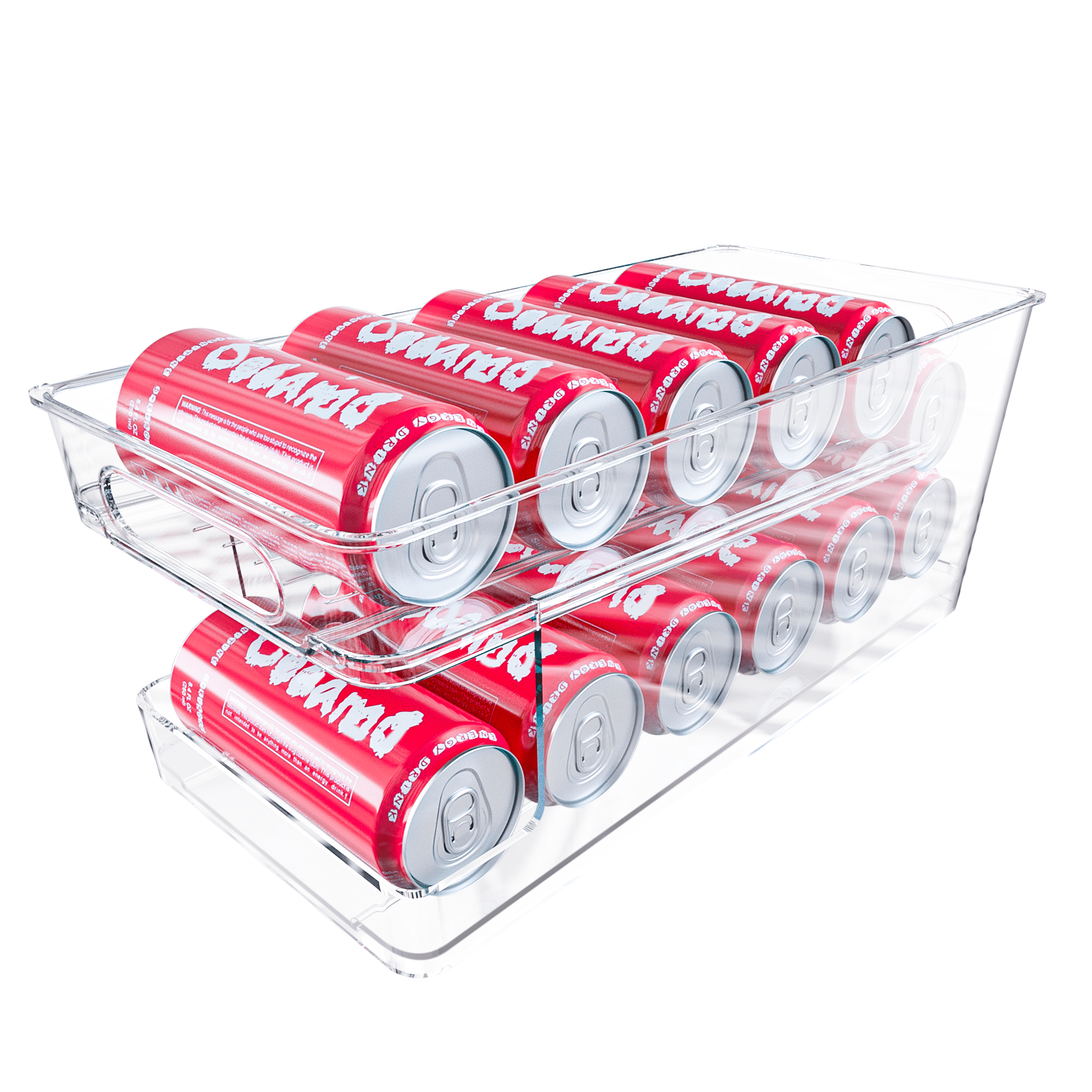Homelet Soda Can Organizer for Refrigerator Can Holder Beverage ...
