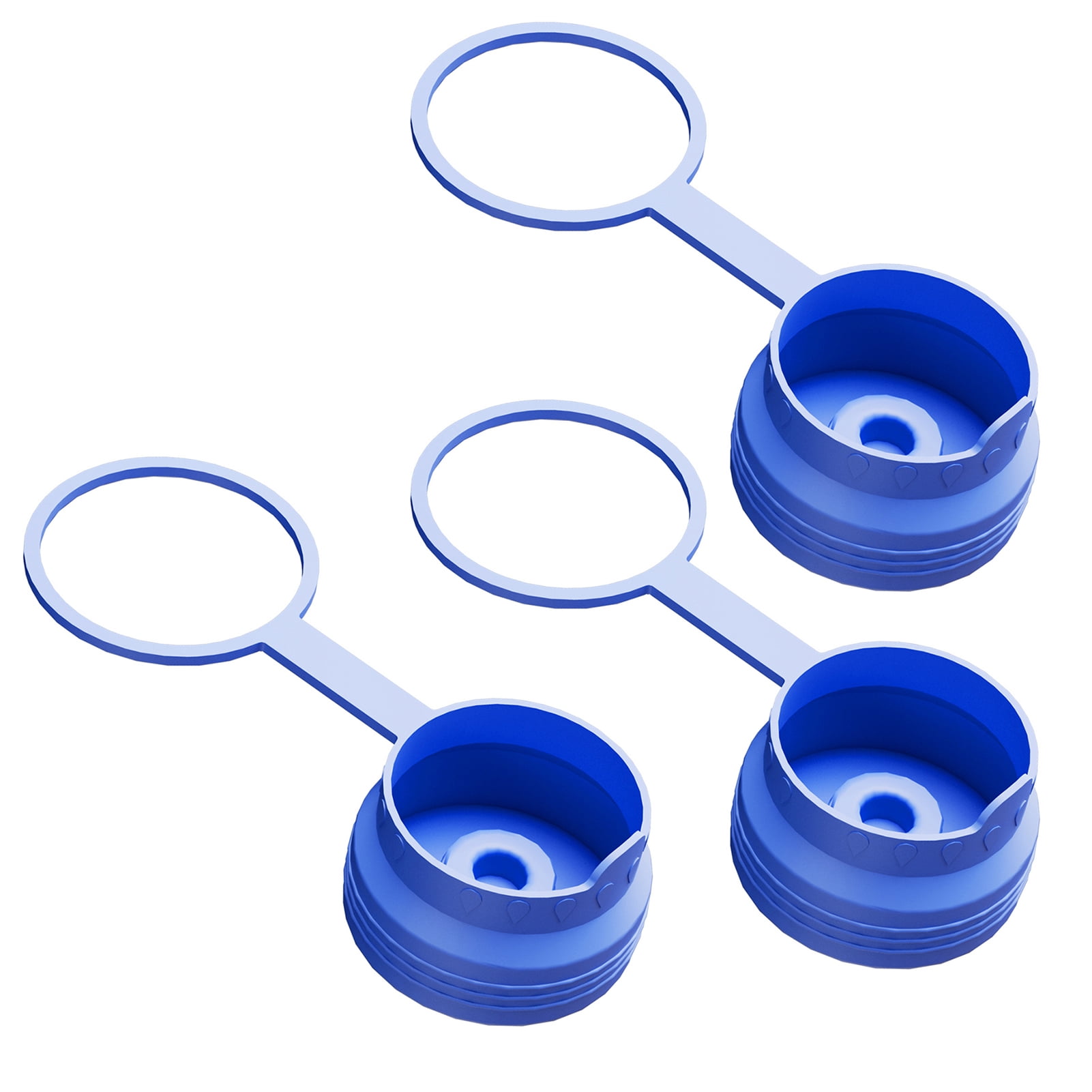 Homelife 1/2/3/4Pcs 5 Gallon Water Jug Cap Silicone Bucket Lid Leak ...