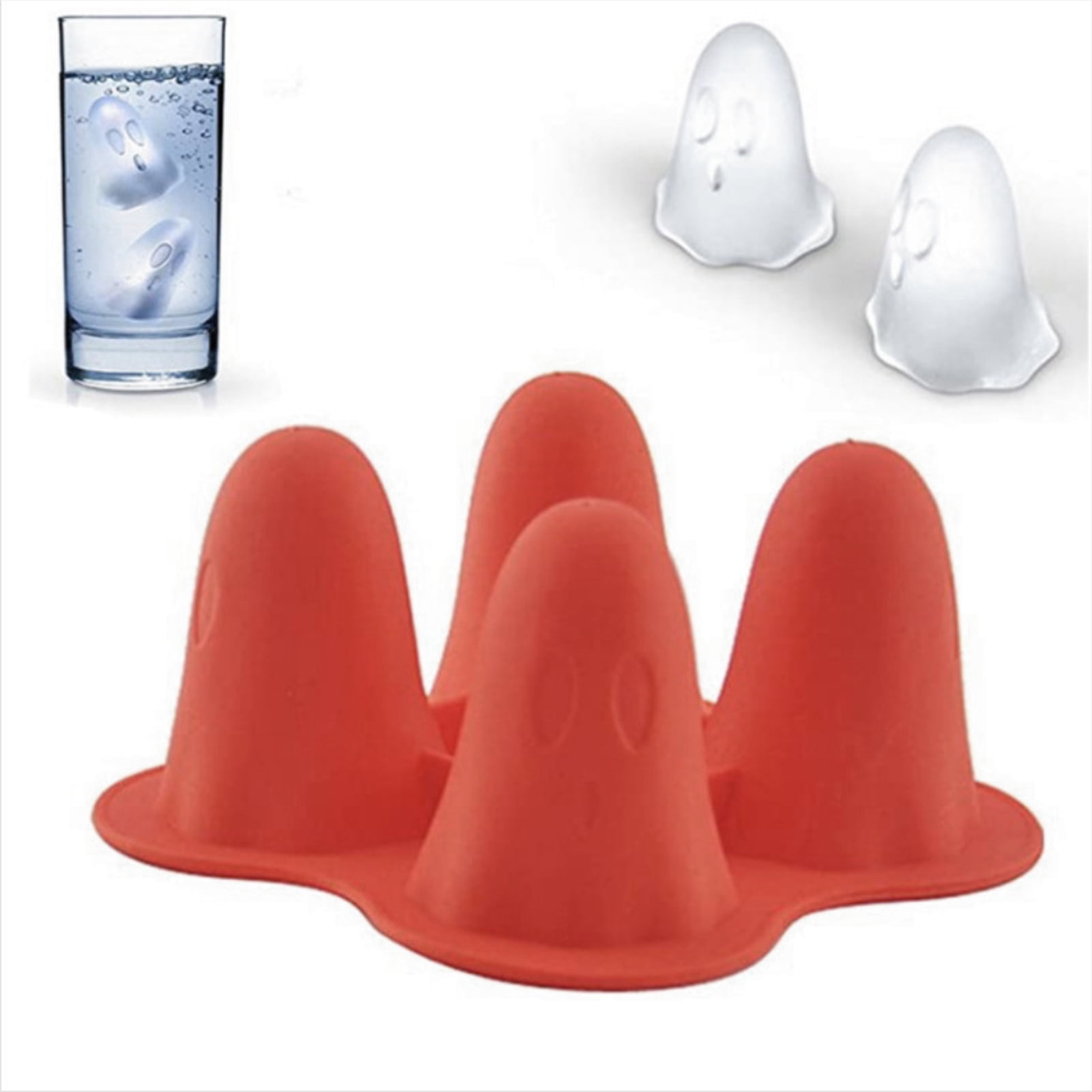 Homelife 2/3Pcs Ghost Silicone Mold Set Halloween Jello Shot Molds Ice ...