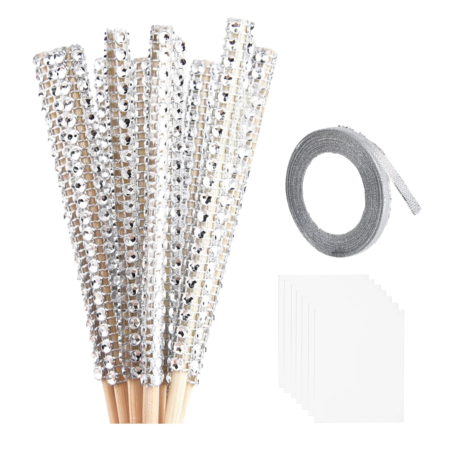 Homelife 24Pcs Candy Making Sticks And Bags Set Natural Wood Caramel ...