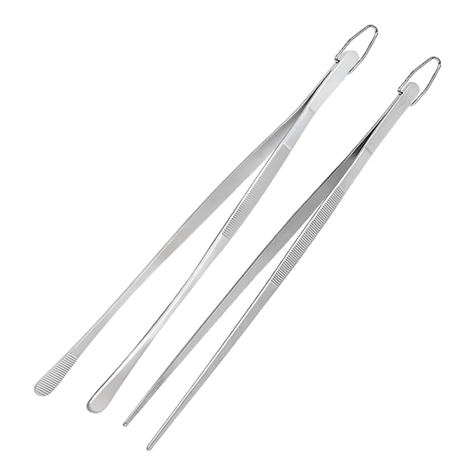 Homelife 2Pcs Kitchen Cooking Tongs 12 Inch Food Clamp Stainless Steel ...
