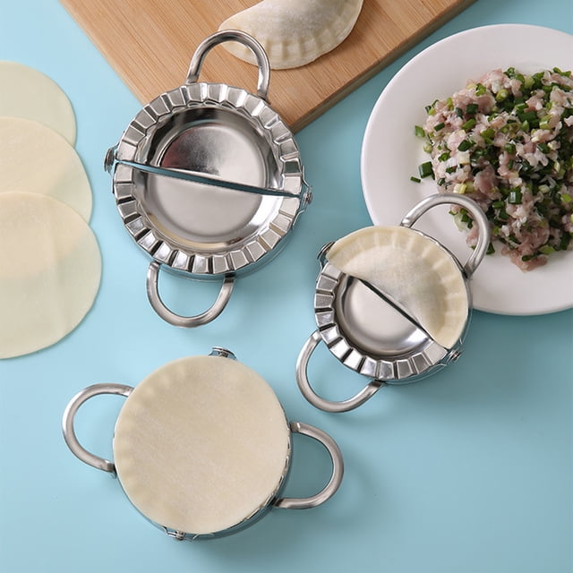 Homelife 3-in-1 Dumpling Maker Stainless Steel Empanada Press Mini Pie ...